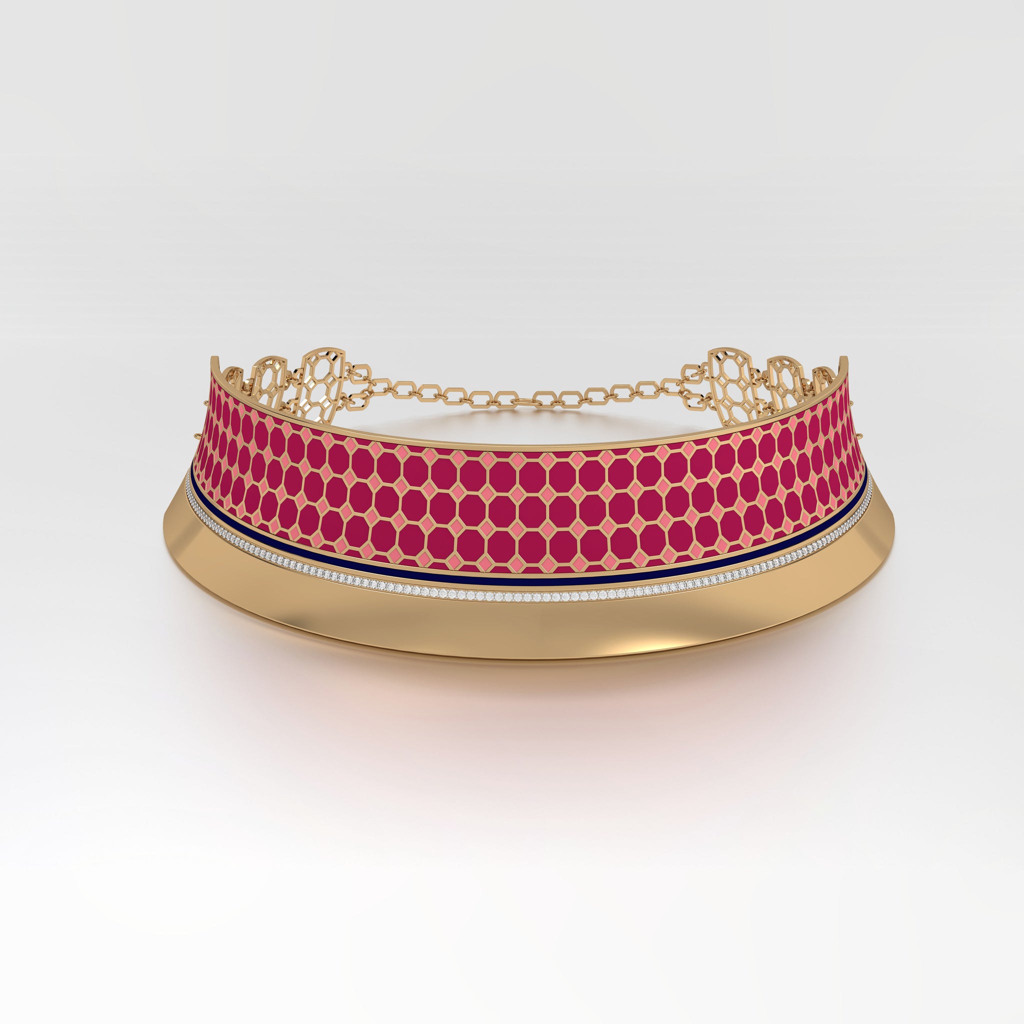 Naaz Broad Collar Necklace Medium