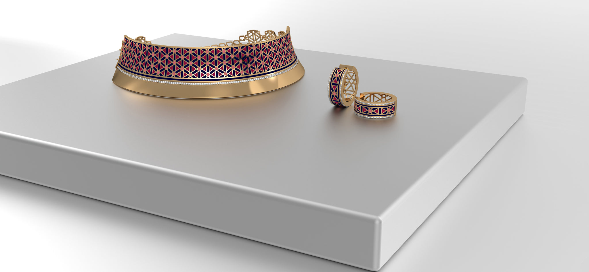 Explore Round the Neck | Gold and Diamond Necklace Design | SOHNAA