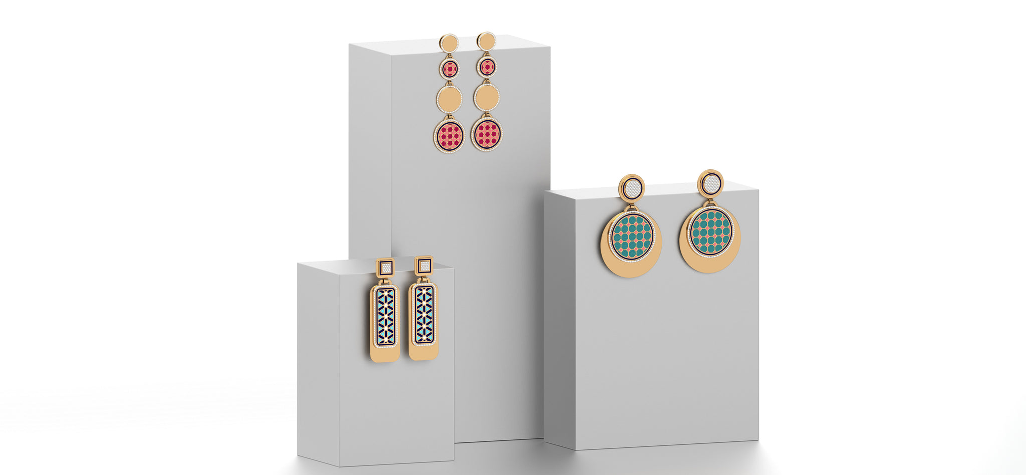 Explore Hoops | Gold and Diamond Hoops Design | SOHNAA
