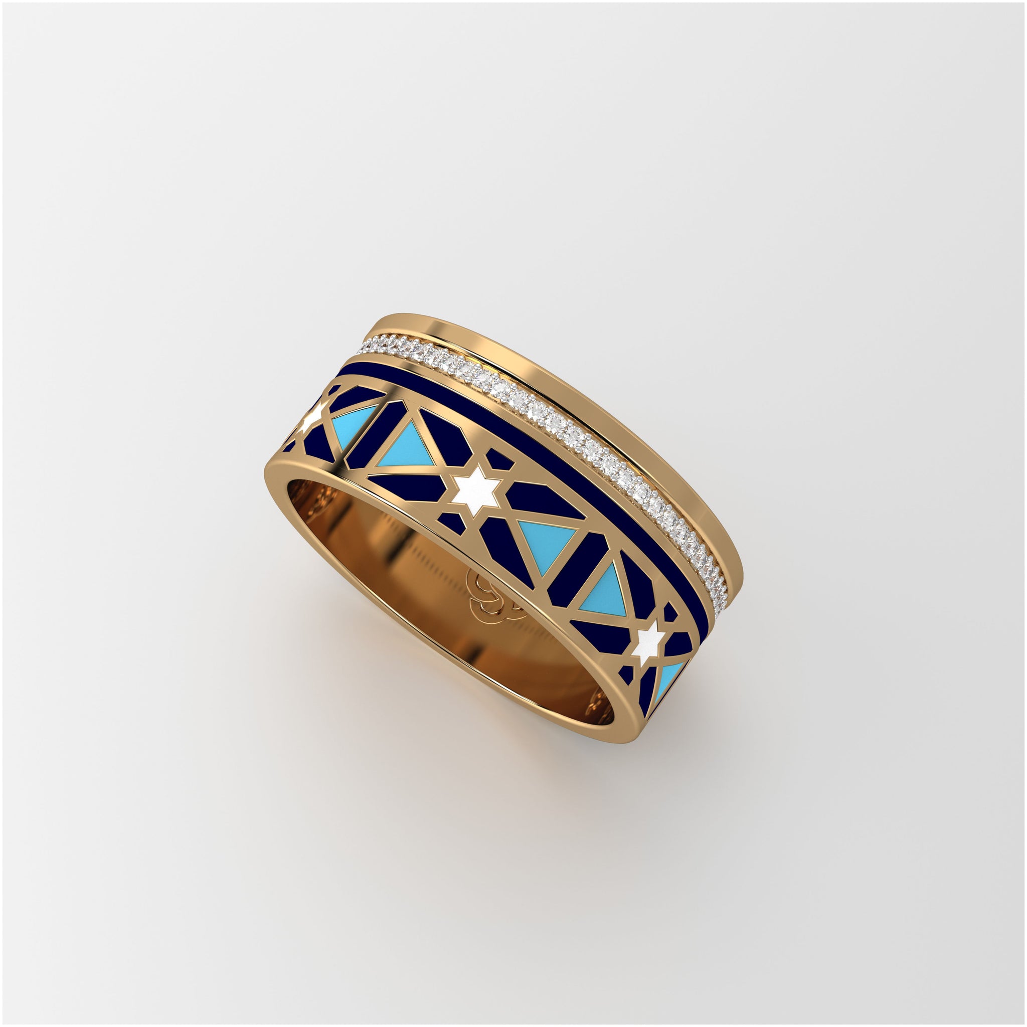 Emira Single Line Diamond Ring Medium