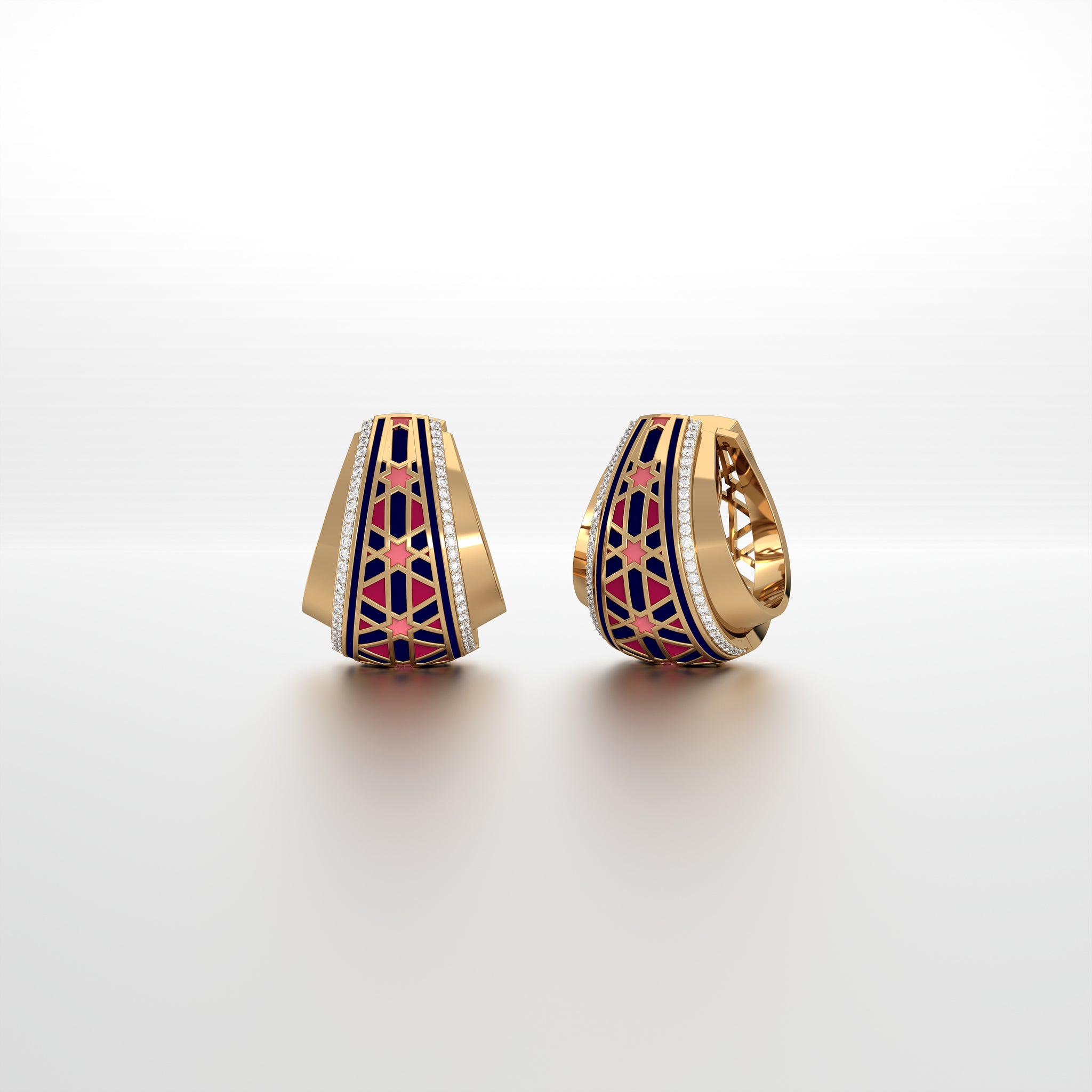 Selina Tapered Hoops Small